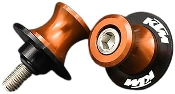 SELVIKE 2PCS CNC 10MM Motorcycle Swing Arm Spools CNC Aluminum Swingarm ...