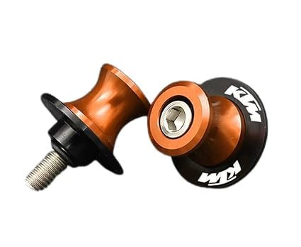 SELVIKE 2PCS CNC 10MM Motorcycle Swing Arm Spools CNC Aluminum Swingarm ...