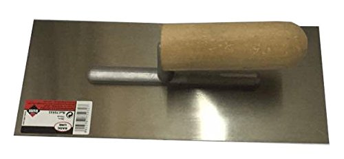 Plain Trowel without Notch Steel 11" with wooden handle : Amazon.in ...
