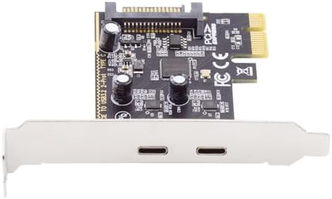 Amazon.com: xiwai USB PCI-E Express 1x Card USB3.1 Gen1 5Gbps Dual Type ...