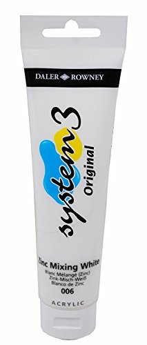 Daler-Rowney System 3 Original 150ML Brown/Grey/White/Black (Zinc Mix ...