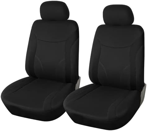 Upgrade4cars Autostoelhoezen voorstoelen zwart | Autostoelbeschermers ...