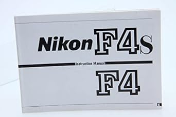 Nikon F4s, F4 Instruction Manual: Nikon: Amazon.com: Books