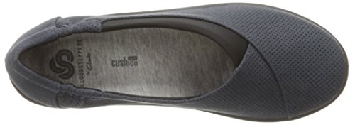 Buy CLARKS Women's Sillian Jetay Flat, Navy Perf Textile, 7.5 M US at ...