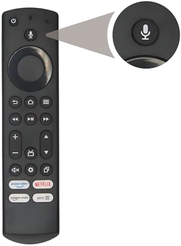Buy BLUKEY Remote Control for Croma Smart LED Fire TV CREL7364 CREL7367 ...