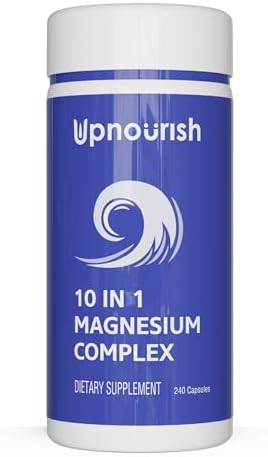 Amazon.com: UpNourish Magnesium Supplement - 10 in 1 Magnesium Complex ...