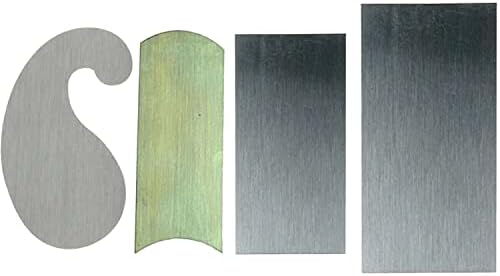 6Pc Shaped Cabinet Scraper Set, 6 Pieces Woodworking Scrapers : Amazon ...