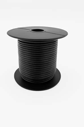 100 FT 10 AWG Stranded Copper THHN Wire – Black Building Wire, 600V ...