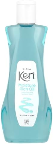 Amazon.com : Keri Moisture Rich Shower Bath Oil, Clear, 8 Ounce ...