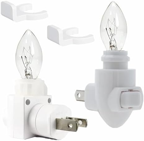 Plug in Night Light Module Socket with ON/Off Switch with Shade ...