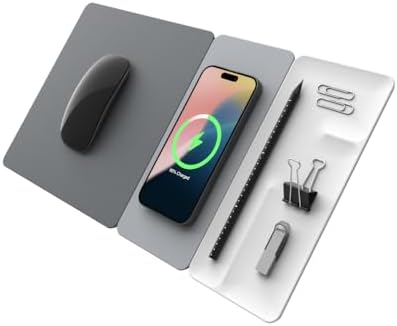 Amazon.com: POUT H3 Split Max 3-in-1 Wireless Charging Mouse Pad – Fast ...