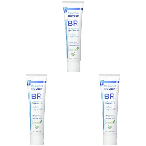 Amazon.com : Essential Oxygen BR Organic Toothpaste Peppermint 4 oz ...