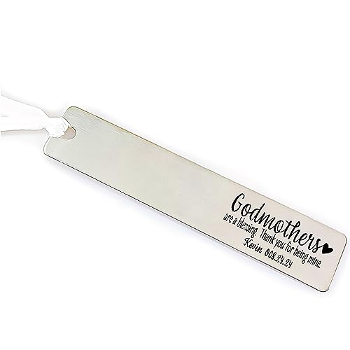 Amazon.com: Godmother Gift Godmother Bookmark Personalized Godmother ...