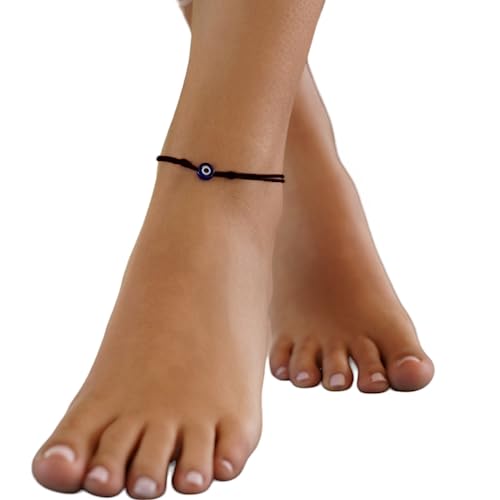 Amazon.com: LUCK STRINGS Lucky Evil Eye Protection Bracelet - Choker Necklace - Red and Black ...