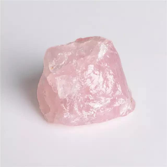 Exis Crystal Natural Rose Quartz Rough, Raw Stone 100 Grams, Rose ...