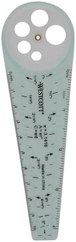 Amazon.com : Westcott 00516 Safety Compass for Geometry, Drafting ...