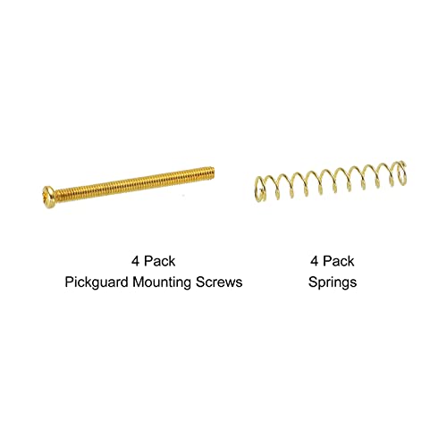 PATIKIL Guitar Pickguard Mounting Screws with Spring M2.5x32mm Thread ...
