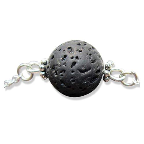 Amazon.com: Volcano Lava Dainty Necklace Minimalist Oil Difuser ...