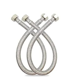 THE GIFTERY Grade Braided Stainless Steel Connection Pipe Hose Pipe for ...