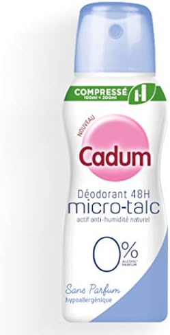 Cadum Déodorant 48h Micro-Talc Compressé 100ml : Amazon.fr: Beauté et Parfum