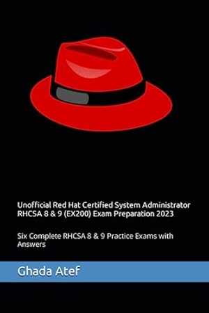 Red Hat RHCSA 9 Cert Guide: EX200 (Certification Guide): van Vugt ...