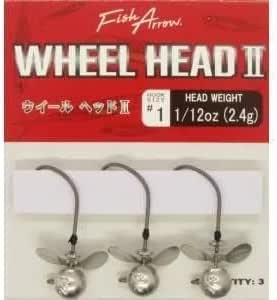 Amazon.co.jp: フィッシュアロー(Fish Arrow) WHEEL HEAD II (ウィールヘッド 2) 3.5g･#1 ...