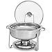 Amazon.com: Artisan Stainless Steel Round Buffet Chafer with Glass Lid ...