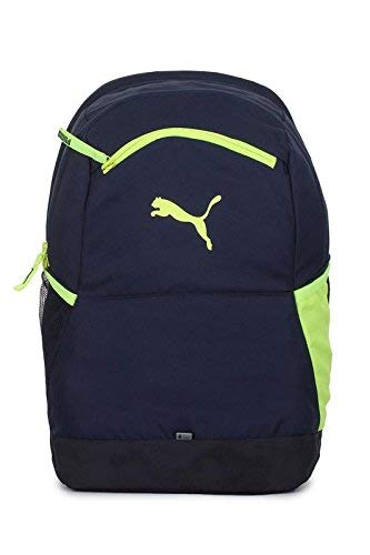 Buy Puma Safety Yellow and Navy Blue Casual Backpack (7511903) at Amazon.in