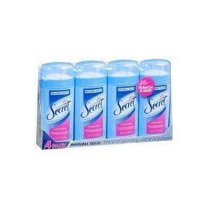 Amazon.com : Secret Solid Powder Fresh Deodorant(4PK, 2.6oz. each ...