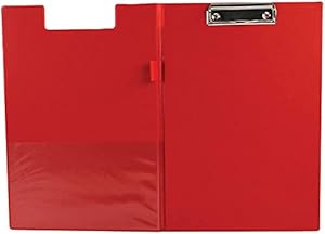 Pack of 10 - A4 Clipboard Fold Over Document Conference File Vinyl PVC ...
