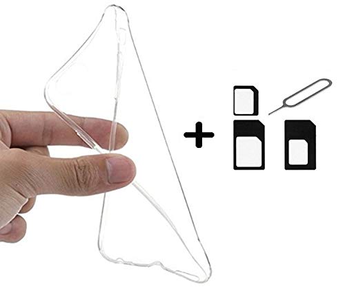 Transparent Silicon Back Case Cover for Lyf Wind 4 with Nossy Nano Sim ...