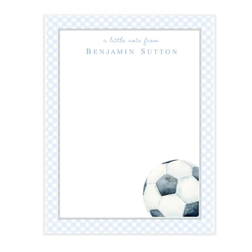Amazon.com: Lemon Grace Co Soccer Notepad for Kids, Personalized Soccer Gift for Girls, Soccer ...