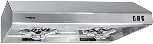Amazon.com: PACIFIC 30'' Economy Under Cabinet Range Hood, Stainless ...