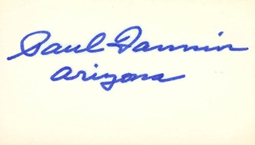 Amazon.com: Senator Paul Fannin - Signature : Collectibles & Fine Art