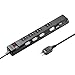 Amazon.co.jp: サンワサプライ 節電タップ（2P・4個口・1m・ブラック） TAP-B107UC-1BK : パソコン・周辺機器