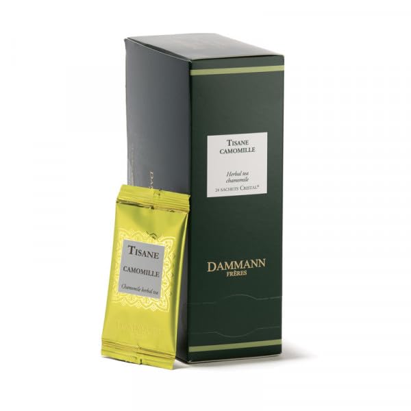 Amazon.com : Dammann Freres - Herbal Tea Chamomile 21 sachets cristal ...