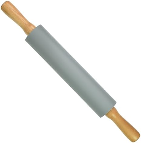 Amazon.com: KitchenAid Gourmet Rolling Pin, One Size, Steel, Red, 2.5 x ...