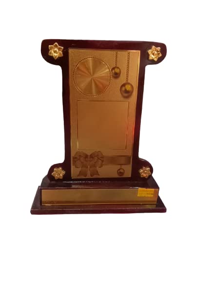 The Phone & Gift Store Memento/Trophy with Metal Golden Plate for ...