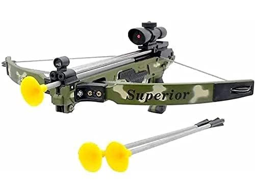 Toyemporium Crossbow Toy Sniper and Soft Foam Bullet with Manual Launch ...