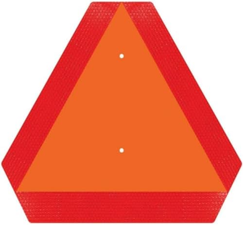 Amazon.com: PreZiouz 1 Pack Slow Moving Vehicle Sign 14"x16", 1mm Thick ...