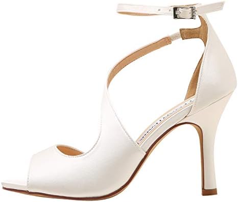 Elegantpark HP1505 Escarpins Femme Bout Ouvert Diamant Btide Cheville ...