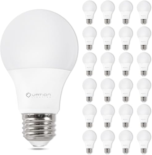 VATION LIGHTING 24 Pack A19 LED Light Bulb, 40 Watt Equivalent ...