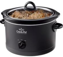 Amazon.com: New Crock Pot 4Qt round slow cooker - Classic- SCR400-B