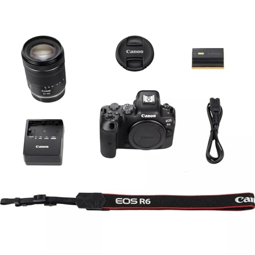 Buy Canon EOS R6 Mark II Mirrorless Camera RF24-105mm F4 L USM Lens Kit, Hybrid Full-Frame ...