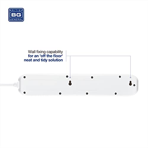 BG Smart! Three Socket Extension Lead with Individual Switches, 1 Metre ...