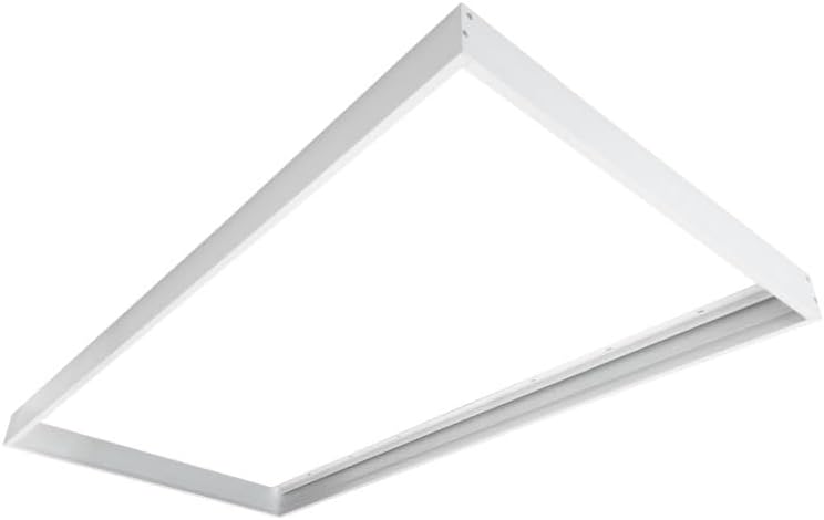 6 Pack 2x4 Surface Mount Kit for 2x4 LED Flat Panel Light - Madewell Living Aluminum 2'x4' ft ...