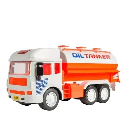 WELTWORLD Friction Powered Super Tanker Truck Toy Pull Back Vehicles ...