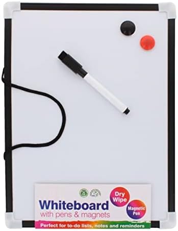 A4 Dry Wipe Magnetic Mini Office Whiteboard Notice Memo White Board Pen ...