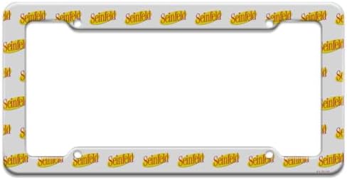 Amazon.com: Seinfeld Logo License Plate Tag Frame : Automotive