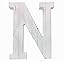 Amazon.com: Extra Large Wood Decor Letters Wood Distressed White ...